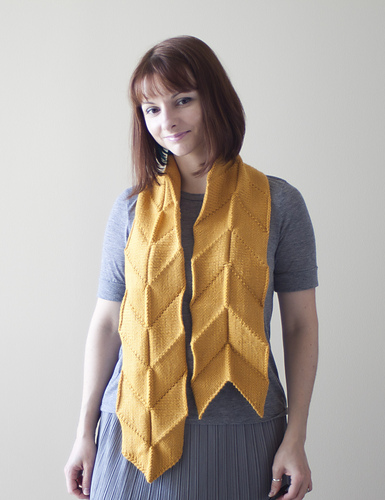 Ravelry: YABANE scarf pattern by Olga Buraya-Kefelian