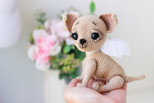 Ravelry: Chi-Chi the puppy pattern by Olya Usoltseva