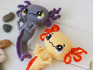 Ravelry: Axolotl Finn pattern by Olya Usoltseva