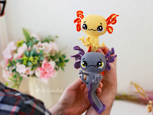 Ravelry: Axolotl Finn pattern by Olya Usoltseva
