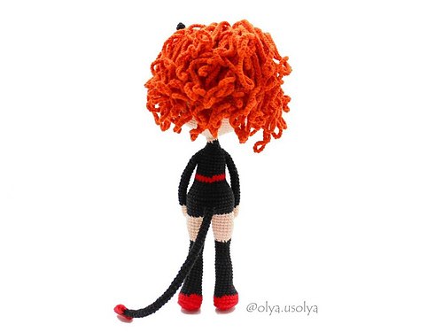 Ravelry: Little Devil Chibi Doll pattern by Olya Usoltseva