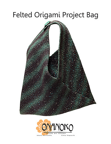 Ravelry: Felted Origami Project Bag pattern by Onanoko