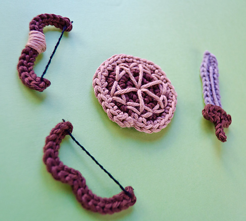 Ravelry: Shield, Sword and Bow pattern by Carolina Guzman