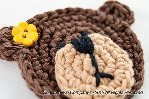 Ravelry: Teddy Bear Applique pattern by Carolina Guzman
