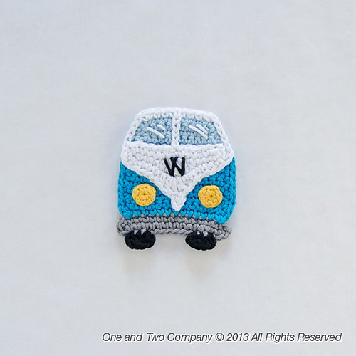 Ravelry: VW Camper Van Applique pattern by Carolina Guzman