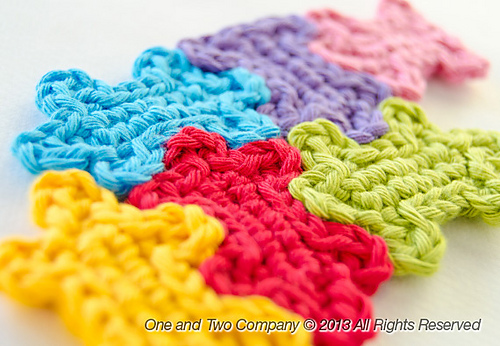 Ravelry: Puzzle Pieces Applique pattern by Carolina Guzman