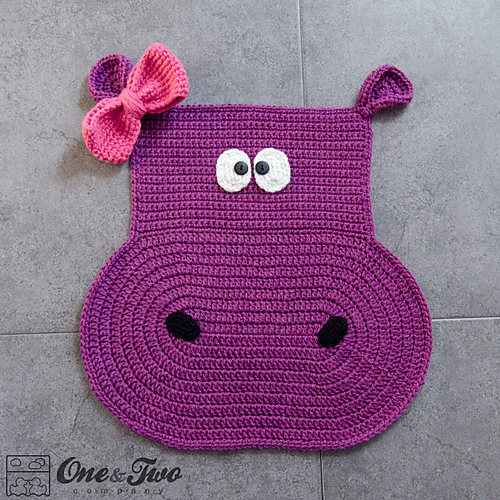 Ravelry: Hippo Rug pattern by Carolina Guzman