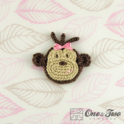 Ravelry: Monkey Applique pattern by Carolina Guzman