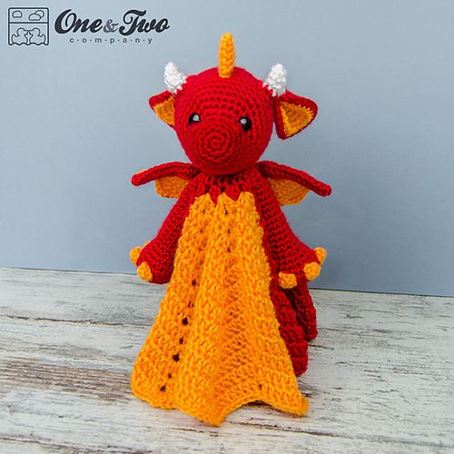 Ravelry: Felix the Baby Dragon lovey pattern by Carolina Guzman