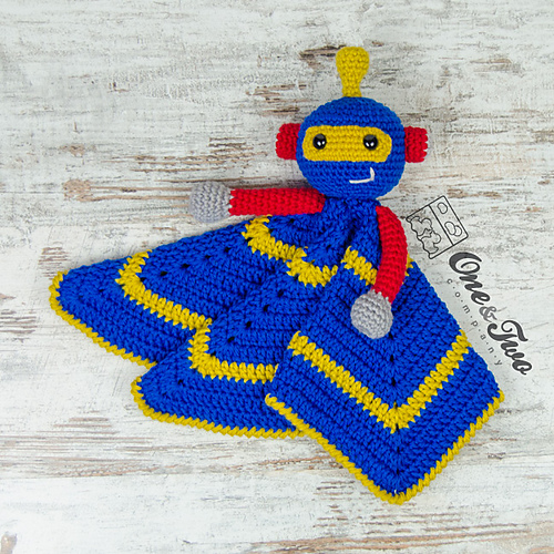 Ravelry: Robby the Robot Lovey pattern by Carolina Guzman