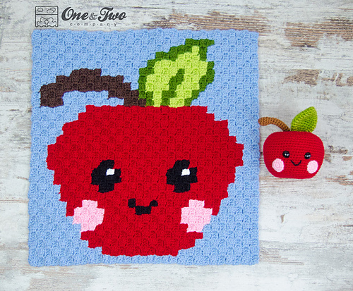 Ravelry: Alice the Apple C2C Blanket pattern by Carolina Guzman