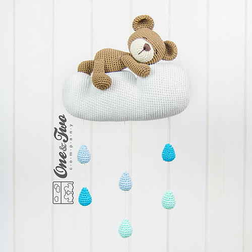 Ravelry: Sweet Dreams Bear Mobile pattern by Carolina Guzman