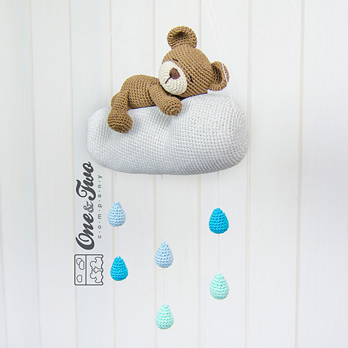 Ravelry: Sweet Dreams Bear Mobile pattern by Carolina Guzman