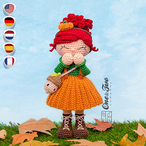 Ravelry: Abby the Autumn Dolly pattern by Carolina Guzman
