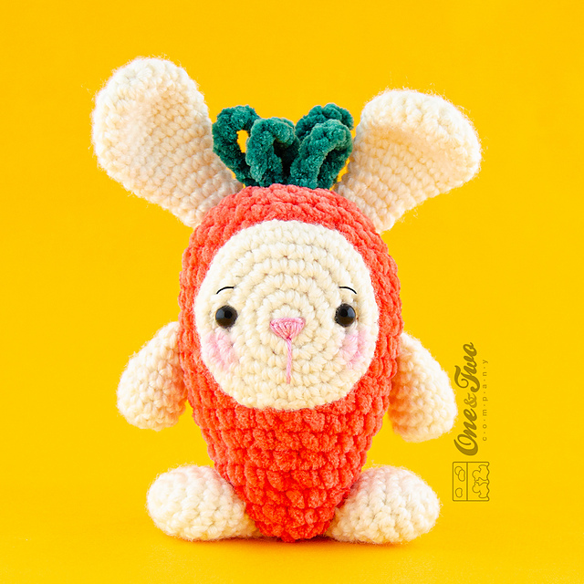 Ravelry: Thumper the Carrot Bunny pattern by Carolina Guzman