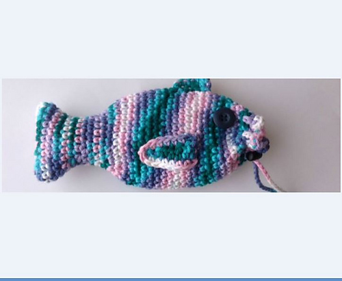 Ravelry: Fish Pouch Pencil Case pattern by Paisley