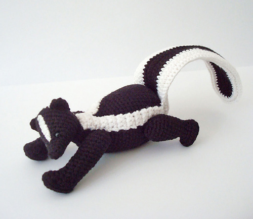 Ravelry: Striped Skunk pattern by Susan Burkhart