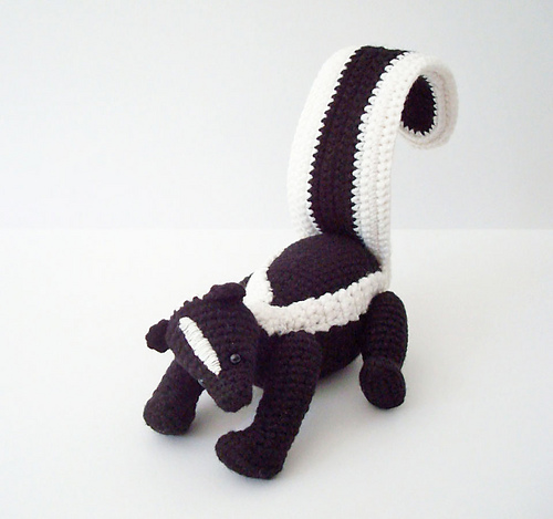 Ravelry: Striped Skunk pattern by Susan Burkhart