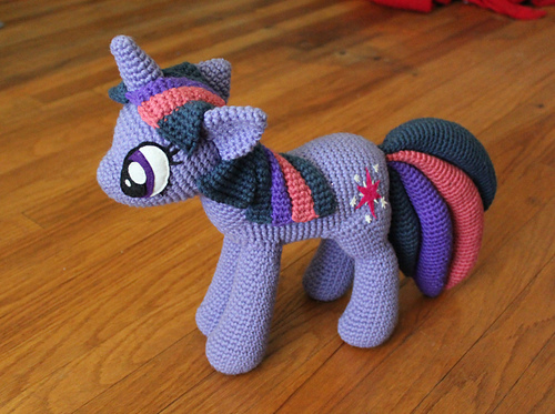 Ravelry: Twilight Sparkle from My Little Pony pattern by The Nerdy Knitter