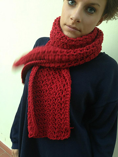 Ravelry: ori97's Red starry eyes scarf