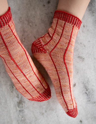 Ravelry: April Socks pattern by Kaitlin Barthold