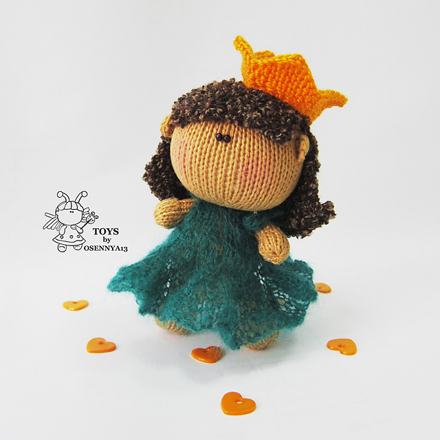 Ravelry: Pebble doll Princess pattern by Morgunova Olga