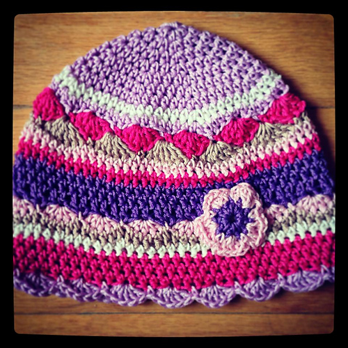 Ravelry: Waiting fo Spring Hat in Lilac for Little Girls pattern by ...