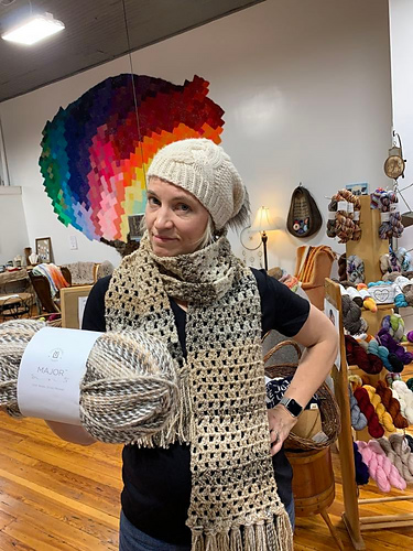 Ravelry: Granny Stripe Scarf pattern by Laura Groff