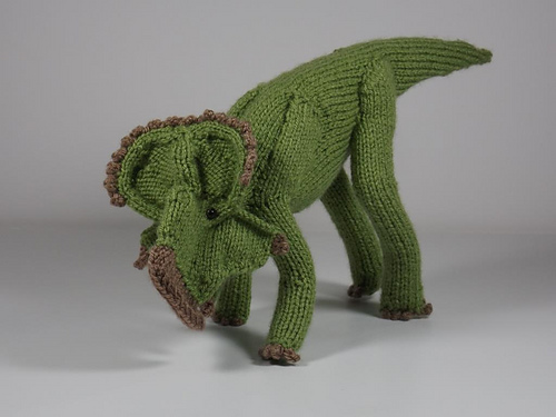 Ravelry: Protoceratops family pattern by Tony Goddard