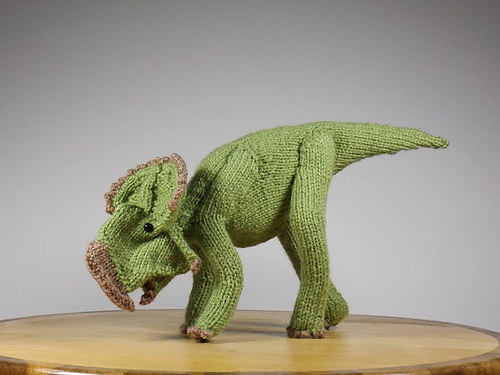 Ravelry: Protoceratops family pattern by Tony Goddard