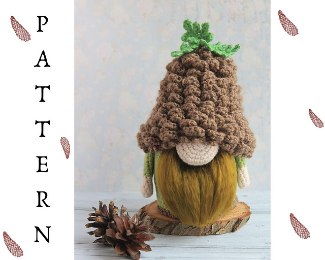 Ravelry: Pine cone gnome pattern by Nazeli Tadevosyan