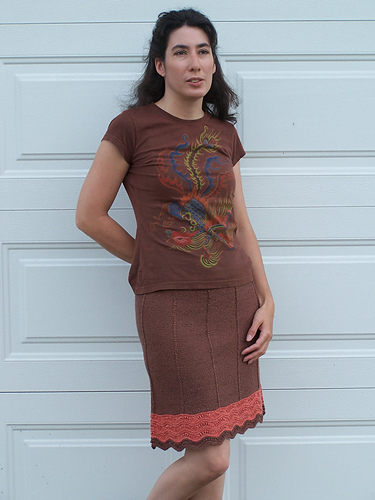 Ravelry: Wavy Lace Skirt pattern by The Bean Knits