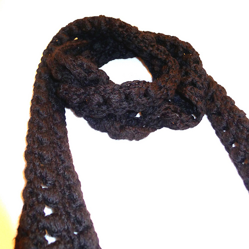 Ravelry: Black octopus scarf pattern by Marina Pantcheva