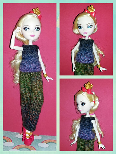 Ravelry: ever after high and monster high top pattern by paperdoll mom
