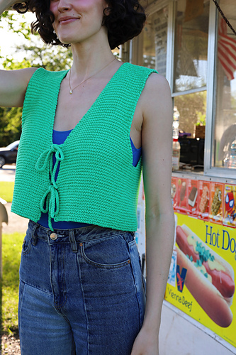 Ravelry: Gushy Garter Vest pattern by Park Williams