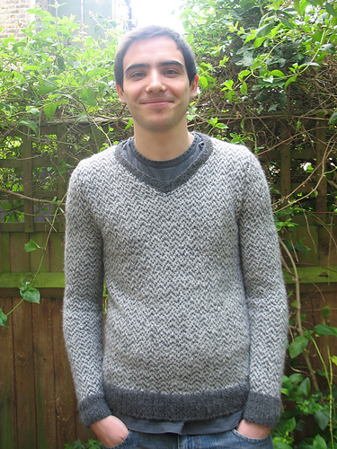 Ravelry: Herringbone Sweater pattern by Erika Knight