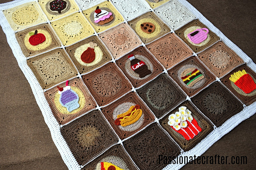 Ravelry: Sweets and treats blanket pattern by Tidzhen Gyuldzhu