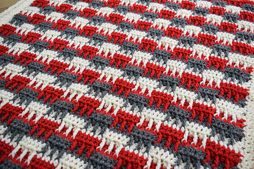 Ravelry: Brick block blanket pattern by Tidzhen Gyuldzhu