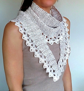 Ravelry: Abalone Scarf Shawl pattern by chez pascale