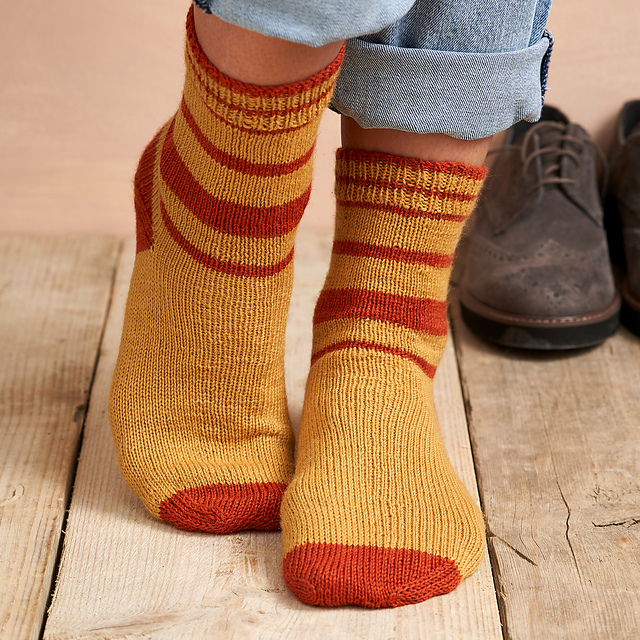 Ravelry: Preppy Striped Socks pattern by Bronagh Miskelly