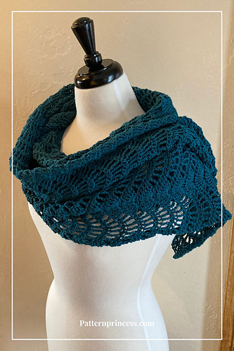Ravelry: Abigail Feather and Fan Shawl pattern by Pattern Princess