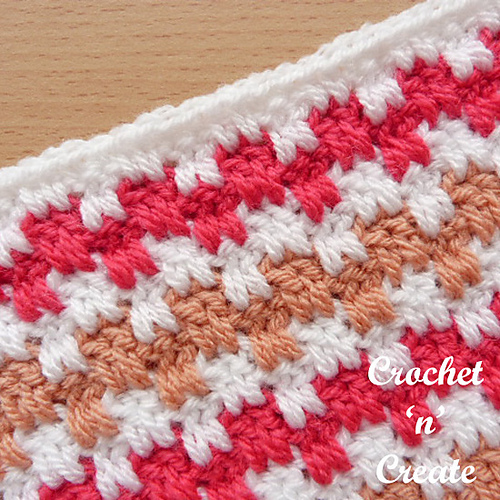 Ravelry: Interlocking Block Stitch pattern by Crochet 'n' Create