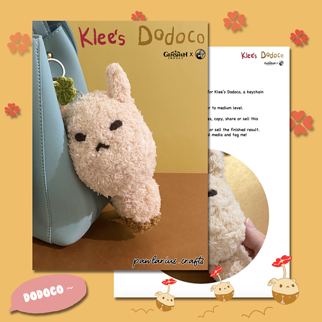 Ravelry: Genshin Impact Klee Dodoco Amigurumi pattern by Pawla Aquarius