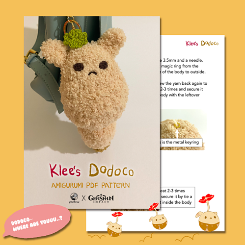 Ravelry: Genshin Impact Klee Dodoco Amigurumi pattern by PawlariusCrafts