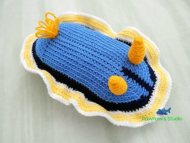 Ravelry: Amigurumi Sea Slug Pattern No.14 pattern by PawPaw's Studio