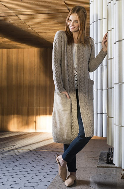 Ravelry: Women's Cabled Cardigan N011710 pattern by Lea Petäjä