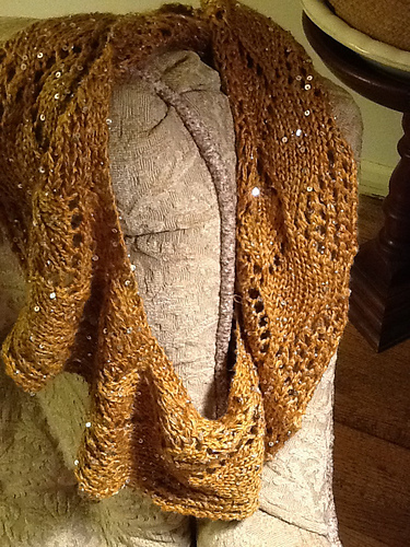 Ravelry: Sculptured Leaves Cowl pattern by Iris Schreier