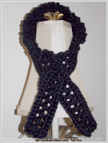 Ravelry: pdpeters' Casually Elegant Ruffled Necktie