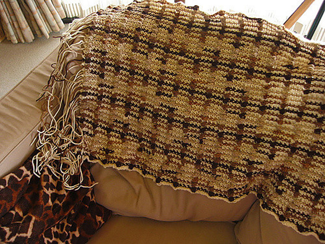 Ravelry: Cluster Stripes Afghan pattern by Anne Halliday