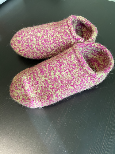 Ravelry: Felt Slippers for Adults pattern by Nita Brainard